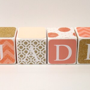 Custom Baby Name Baby Blocks Nursery Baby Shower Gift - Etsy