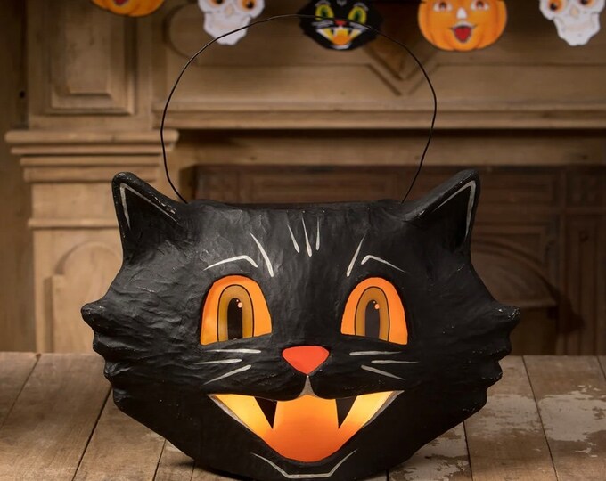 Mr. Cool Cat Halloween Bucket - Etsy