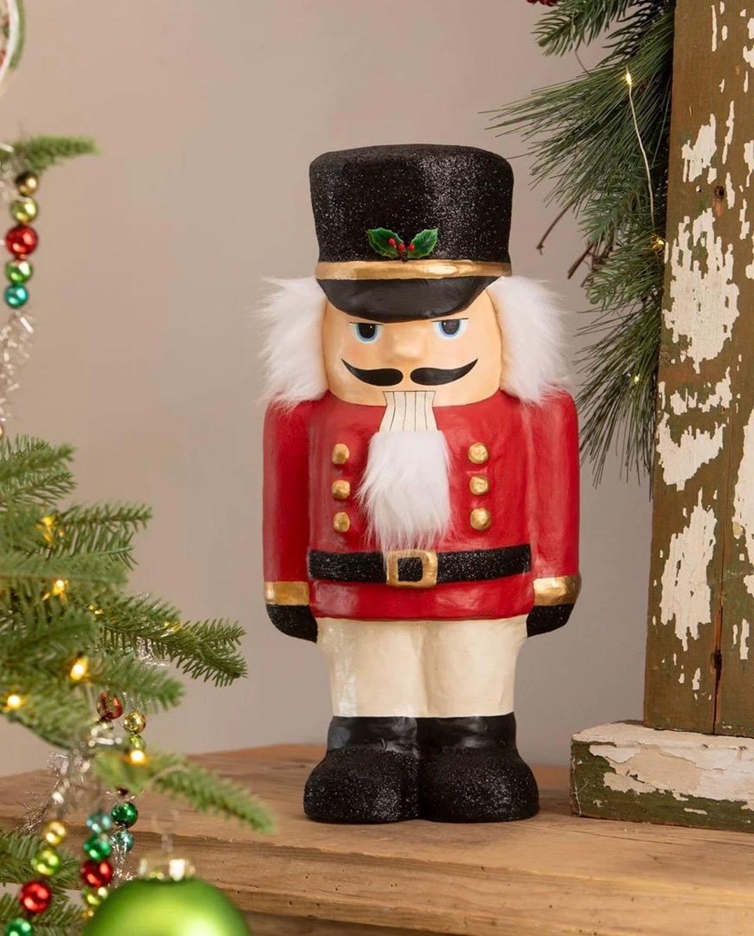 Bethany Lowe Chestnut Charlie Nutcracker - Etsy