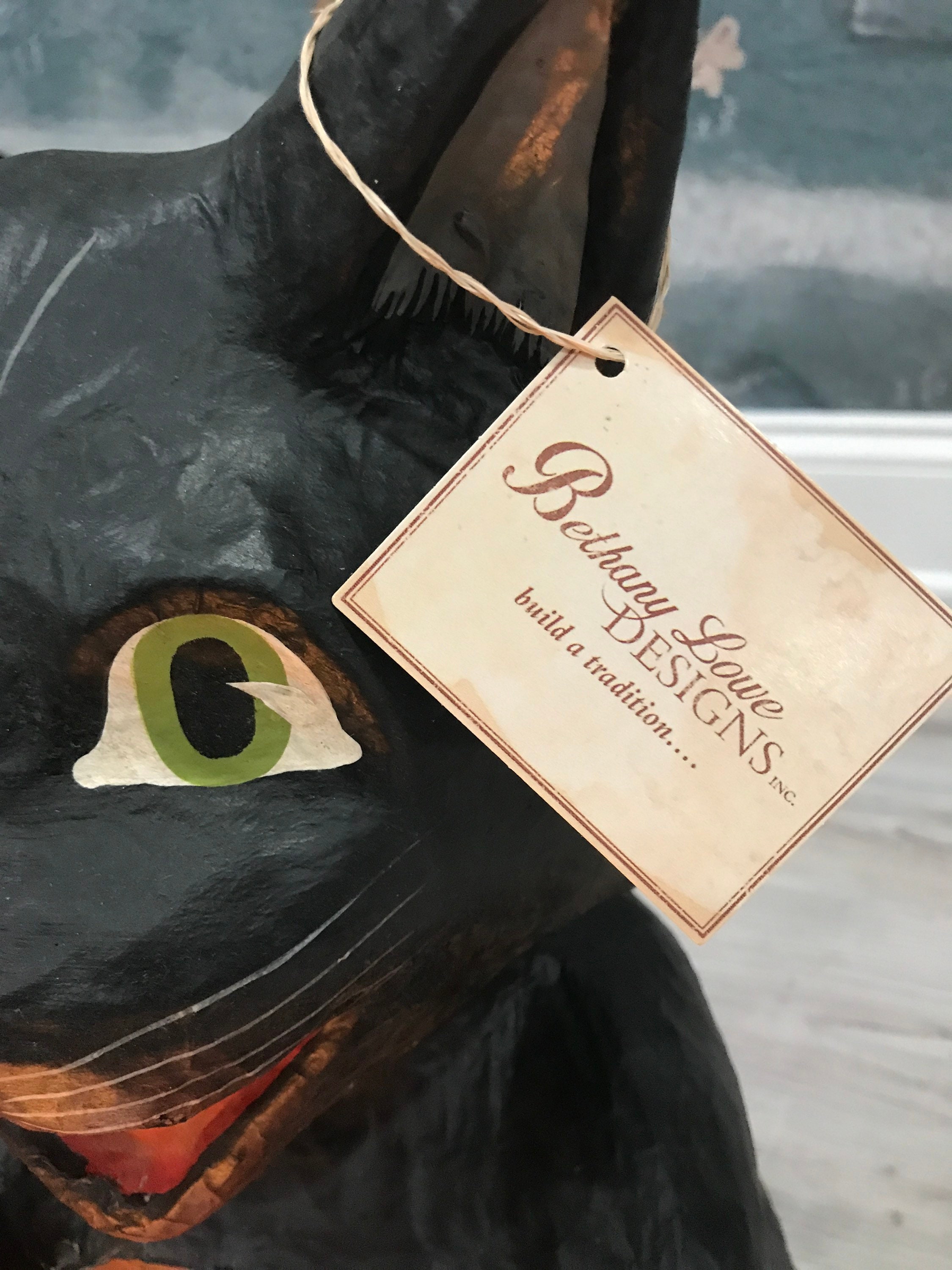 LARGE Bethany Lowe Cats Got Your Pumpkin Halloween Light - Etsy