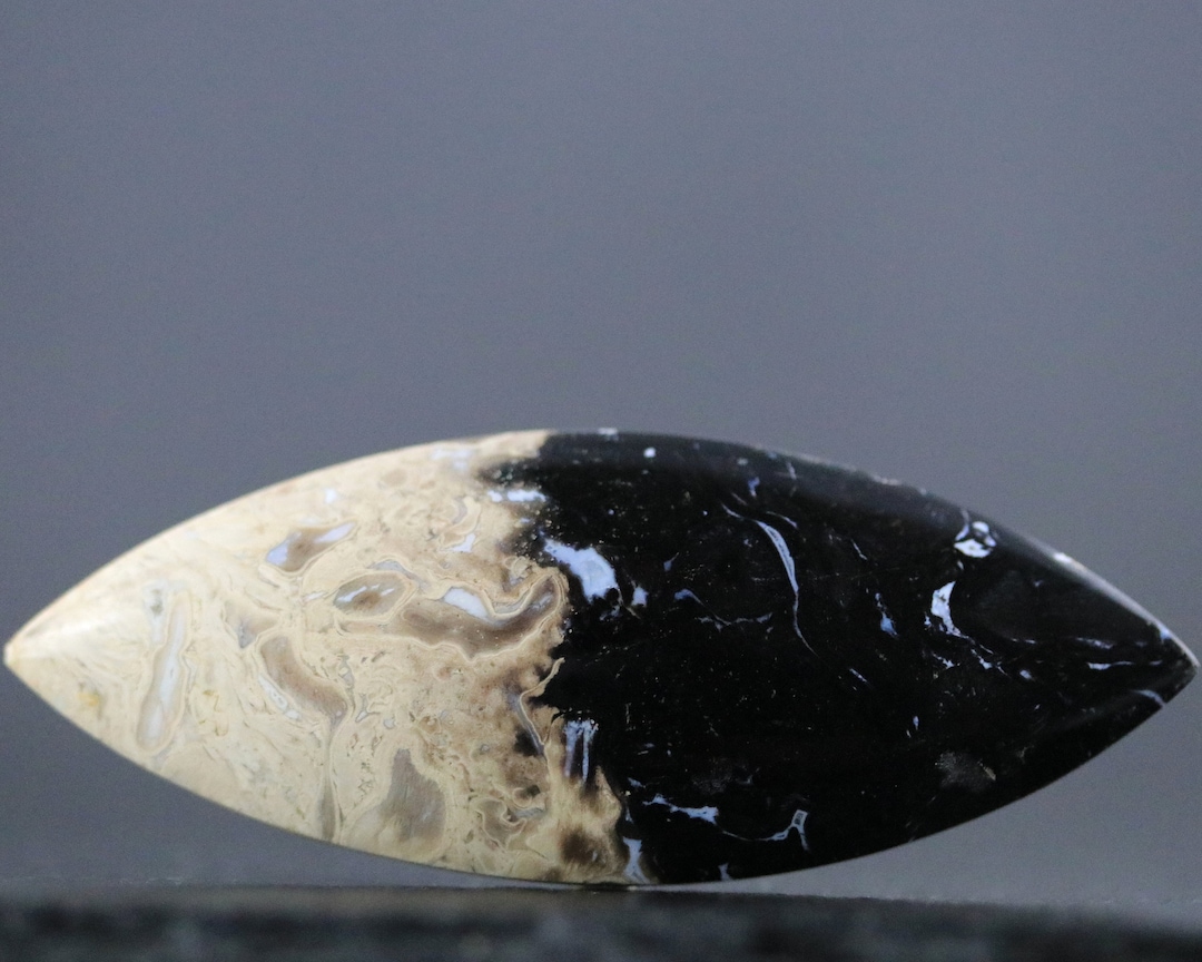 Reversible Domed Front and Back Birds Eye Agate Gemstone Reversible ...