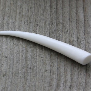 Long Buffalo Bone Tusk Charm • Simple & Elegant Pendant for Necklace ...