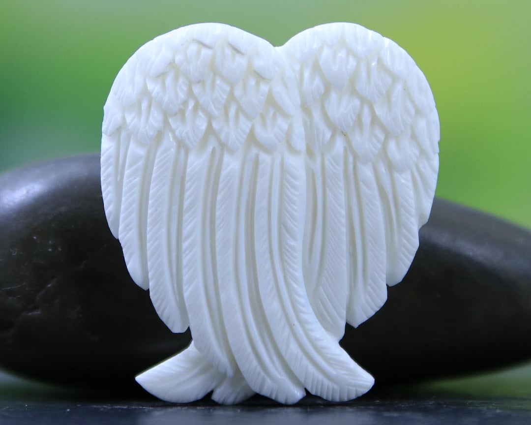 Beautiful Angel Wings Hand Carved Bone Reversible Angel Wings High ...