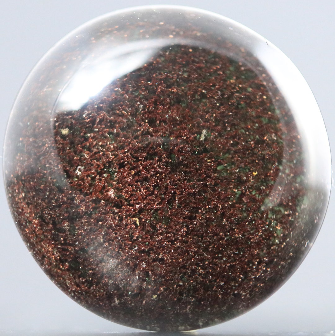 Clear Crystal Included Included Quartz Round Gemstone High Polished ...