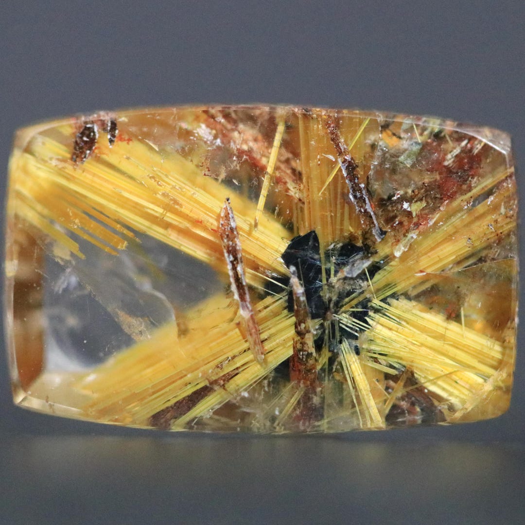 Rare Gold Star Rutilated Quartz, Inclusions, Crystal Specimen ...