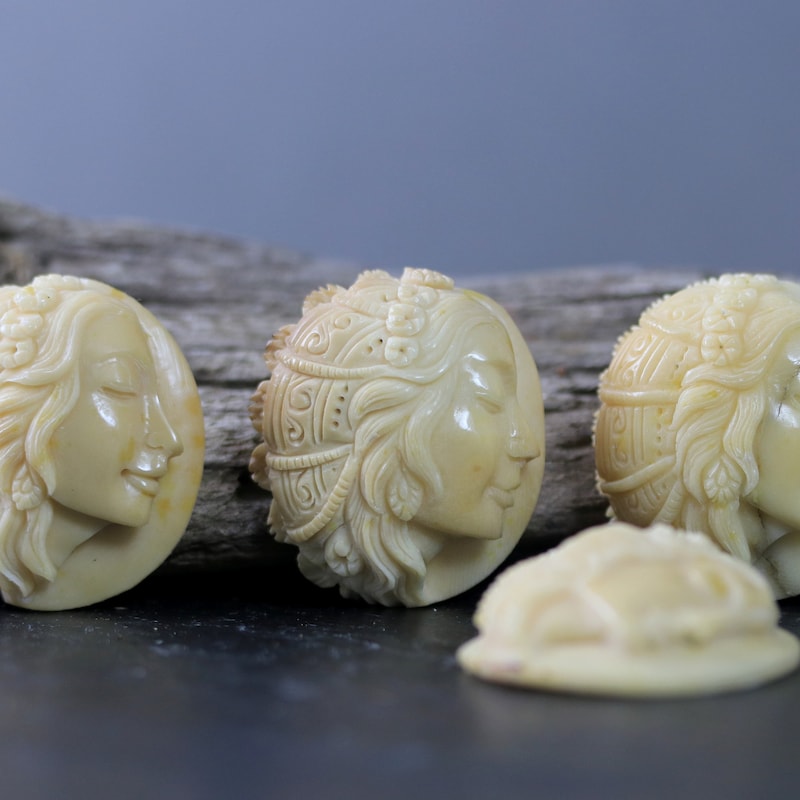 Antique Carved Ivory - Etsy