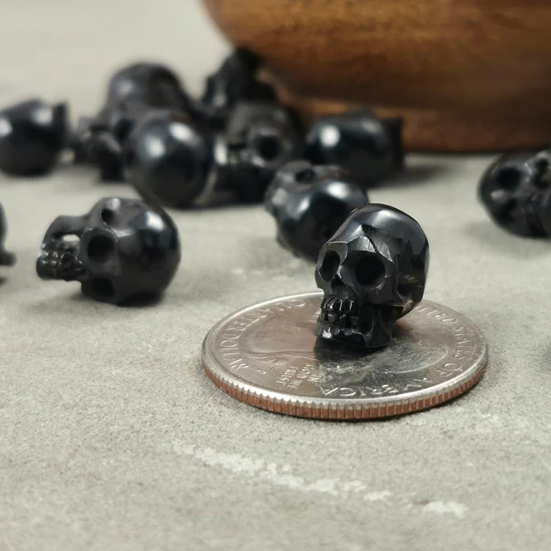 Small Skull Drilled - Etsy