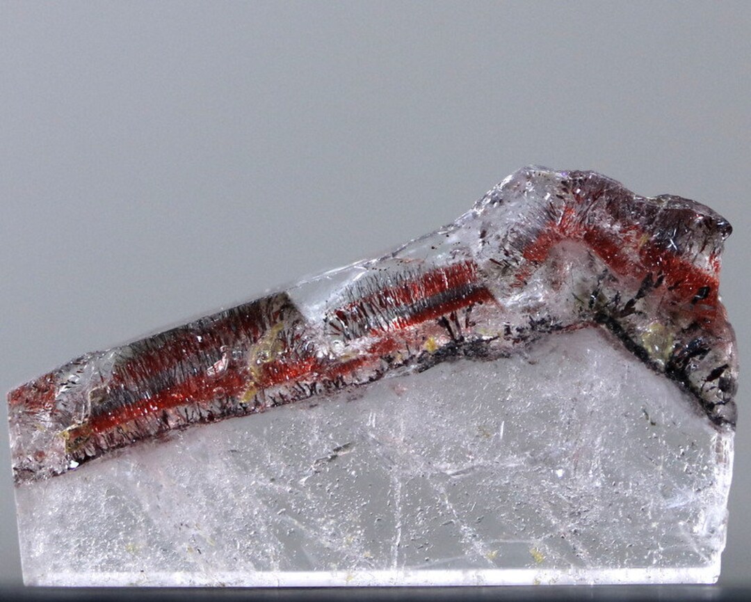 Vibrant Energy Layers: Super Seven Slice With Red Lepidocrocite for ...