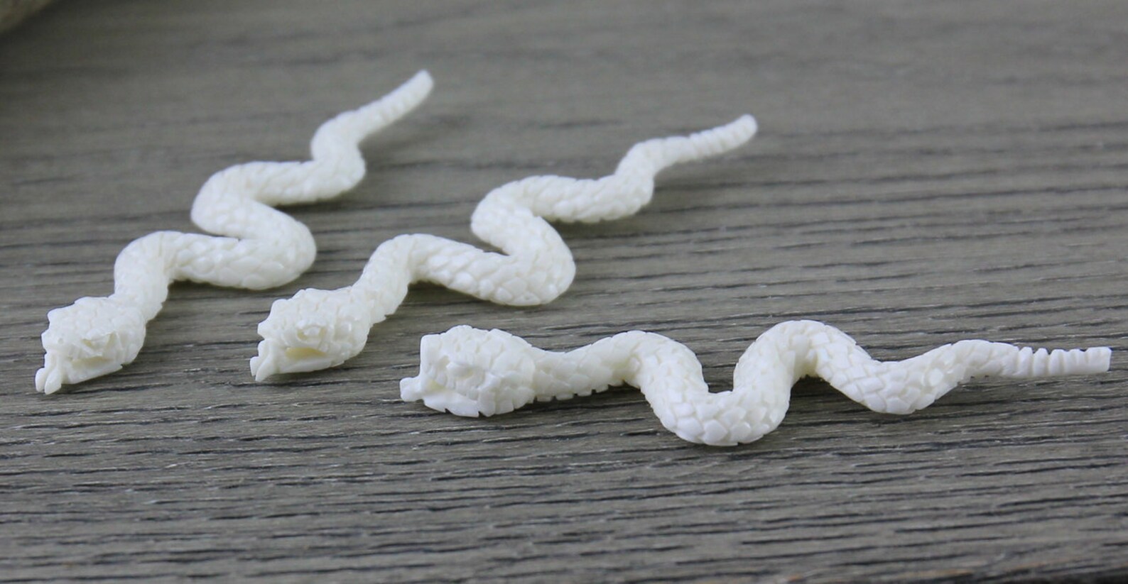 Snake Carved Bone Detailed Carving Bone Pendant Organic - Etsy
