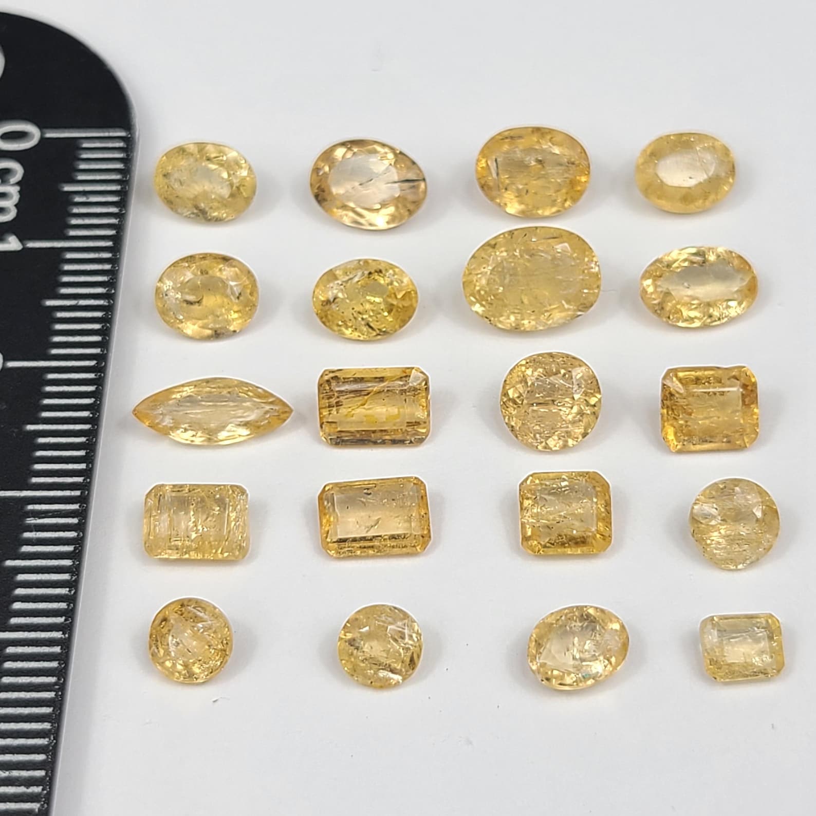 Imperial Topaz Parcel • Faceted Mix Shapes • 5–10 Mm Golden Gems - Etsy