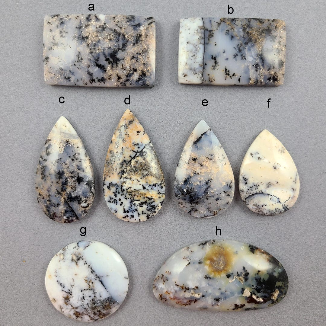 Choose Your Dendritic Opal (merlinite) Cabochon | A–H Options ...