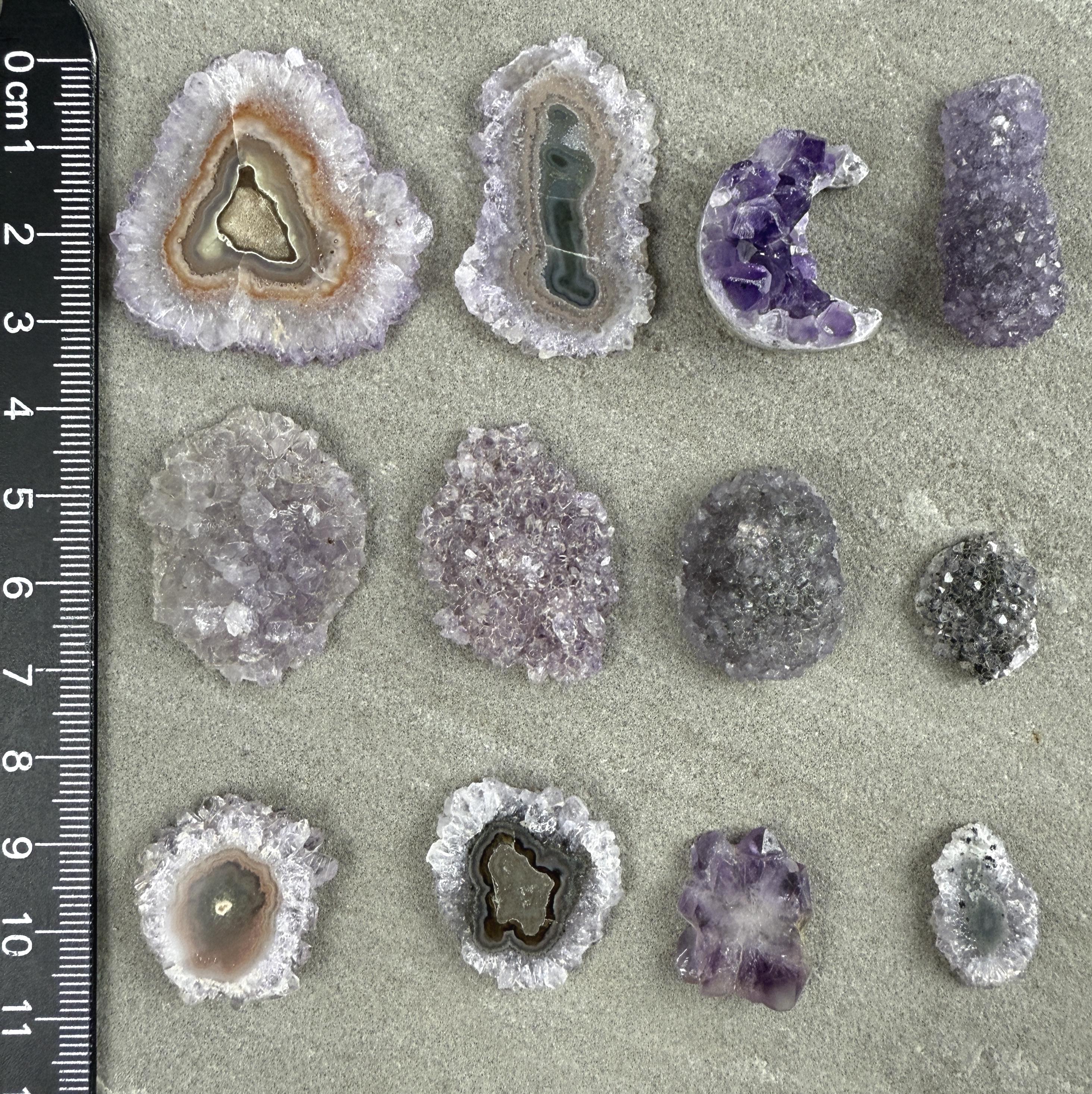 Amethyst Flower Geode Slices • Mini Stalactite Clusters • Choose A–L - Etsy