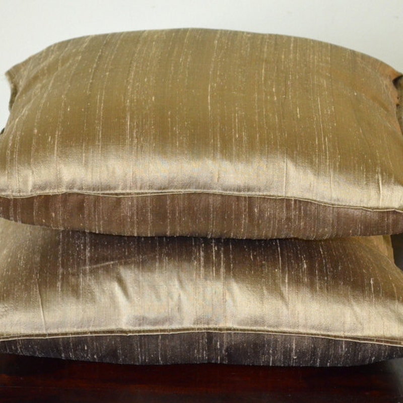 20x20 Dupioni Silk Pillow - Etsy