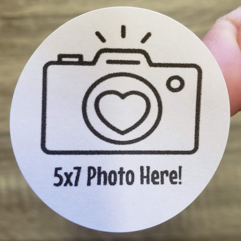 DIGITAL DOWNLOAD 5x7 Photo Here Stickers PDF - Etsy