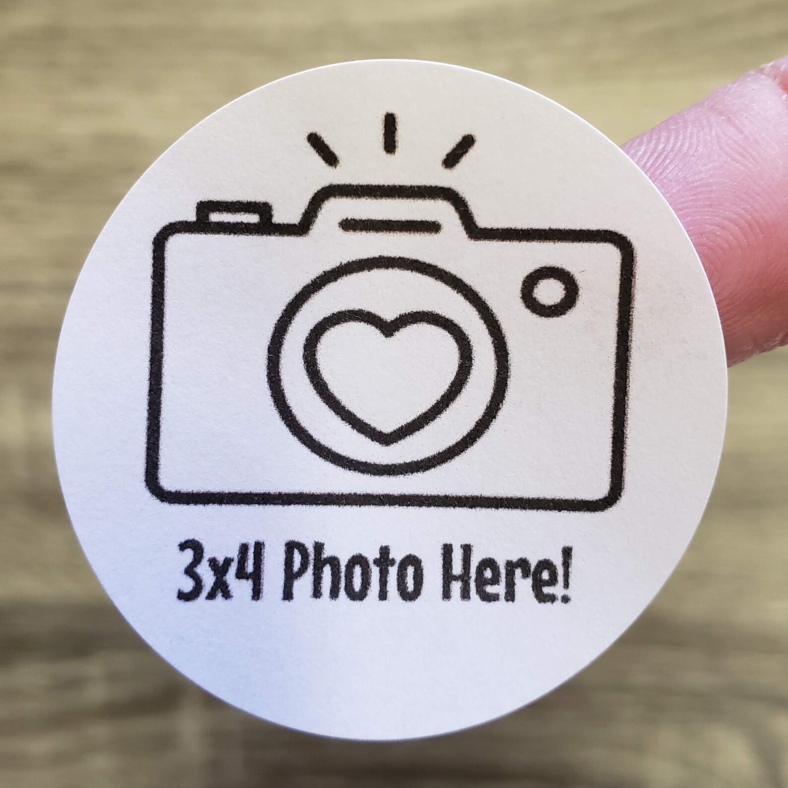 DIGITAL DOWNLOAD 3x4 Photo Here Stickers PDF - Etsy