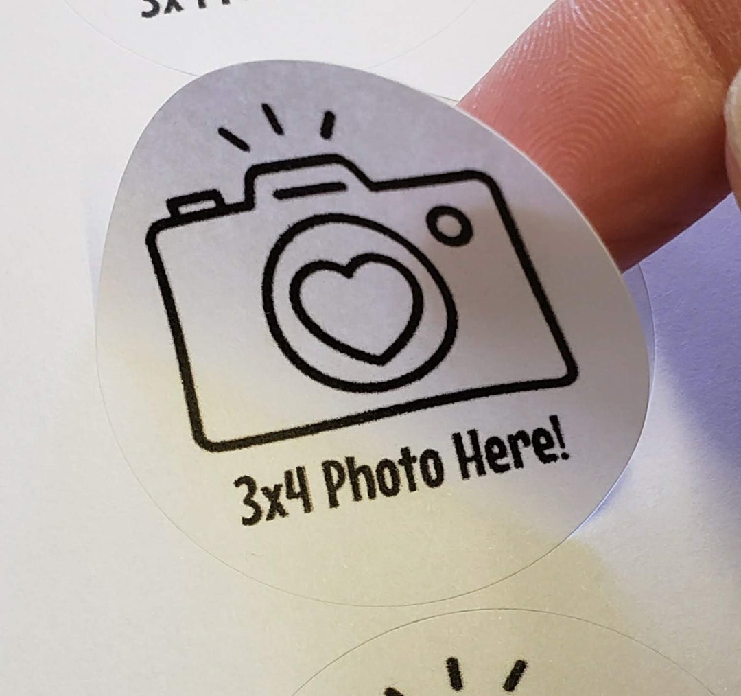 DIGITAL DOWNLOAD!!! 3x4 Photo Here Stickers PDF - Etsy