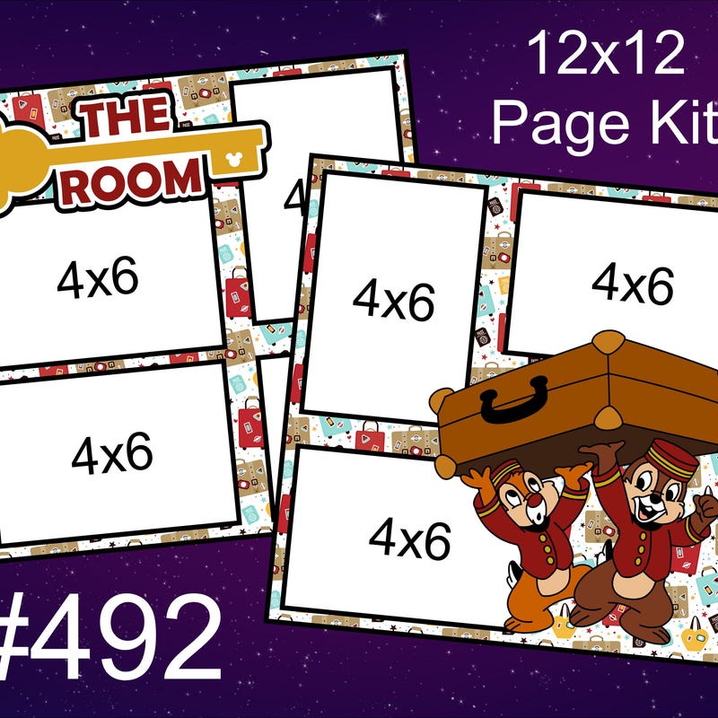 Scrapbook Layout Kits - Etsy