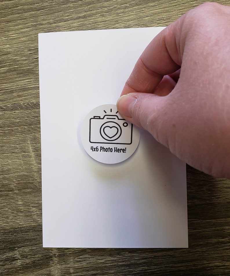 DIGITAL DOWNLOAD 3x4 Photo Here Stickers PDF | Etsy