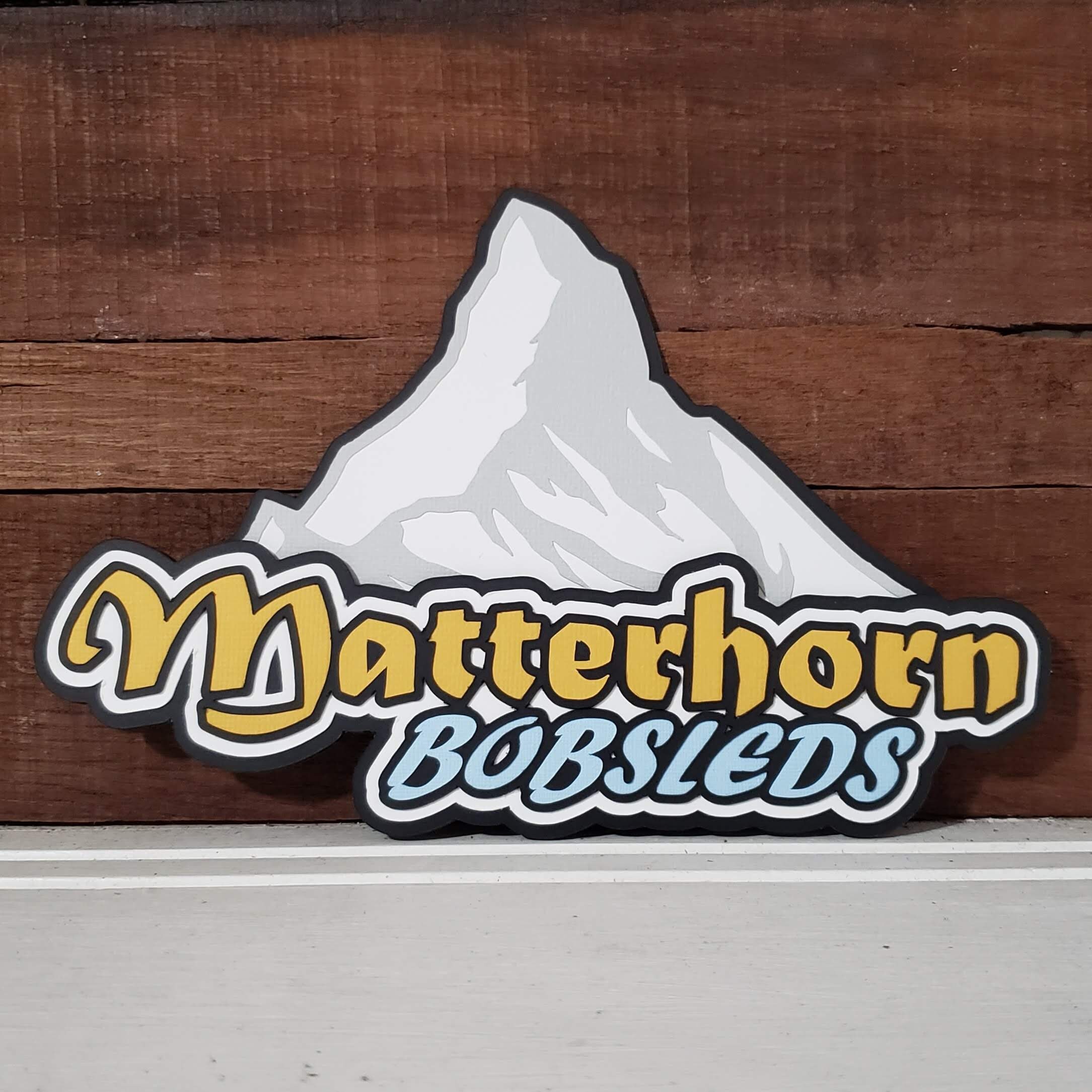 275 Matterhorn Bobsleds Disney Layout 2-page 12x12 Scrapbook - Etsy