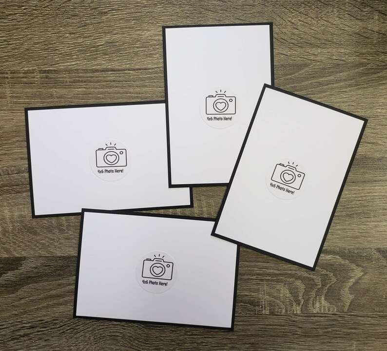 DIGITAL DOWNLOAD 4x6 Photo Here Stickers PDF - Etsy