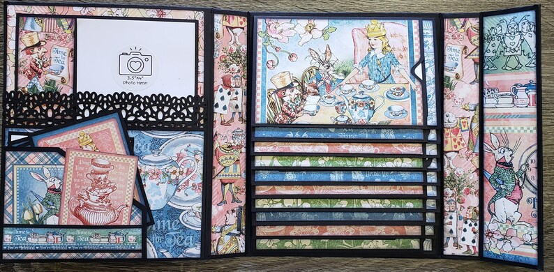 DIGITAL DOWNLOAD!!! 7x9 Graphic 45 Alice's Tea Party Folio Album Video ...