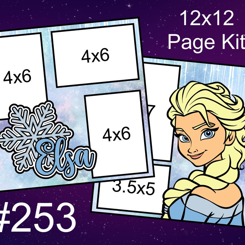 Frozen Premade Canvas - Etsy