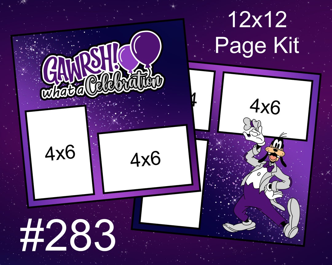 283) GAWRSH What a Celebration 100 Years of Wonder Goofy Disney Layout ...