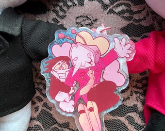 Spamtenna Acrylic Keychain Charm and Print - Etsy
