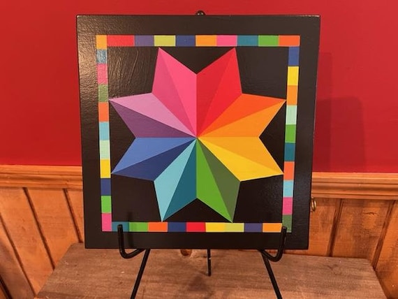 Star Barn Quilt 4 Sizes Available Free Shipping | Etsy