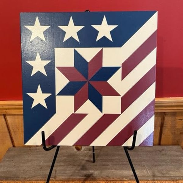 Barn Quilt Flag - Etsy