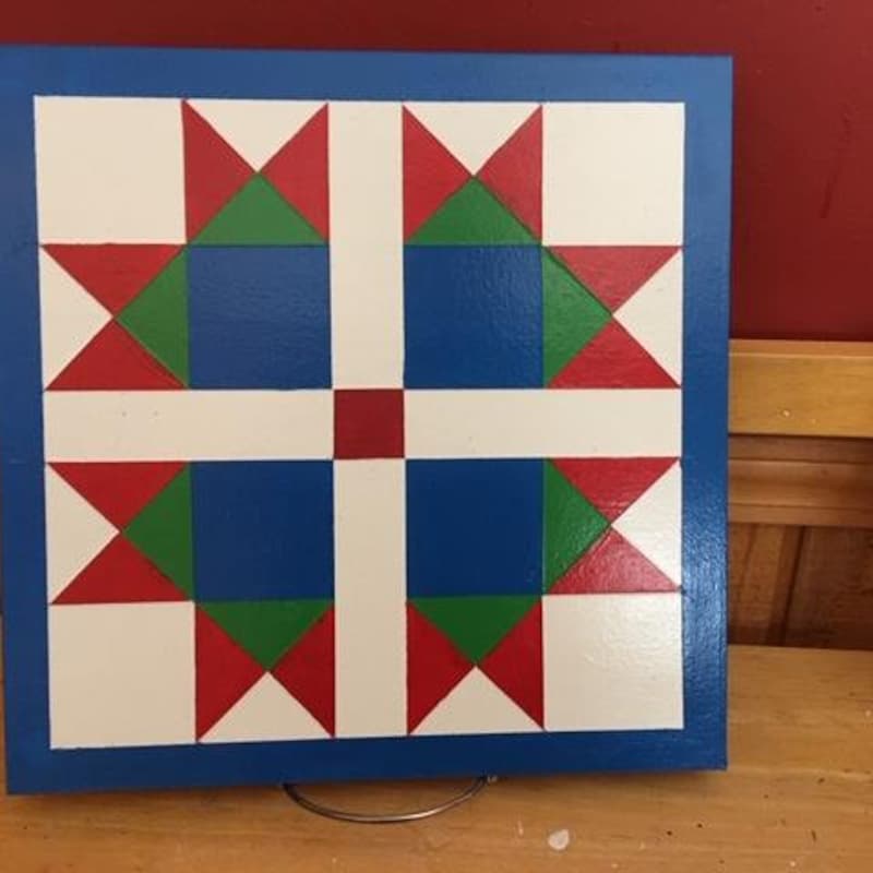 Barn Quilt 4x4 - Etsy