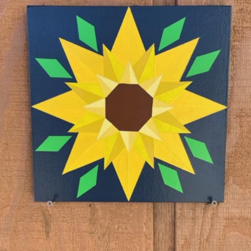 Sunflower Barn Quilt - Etsy