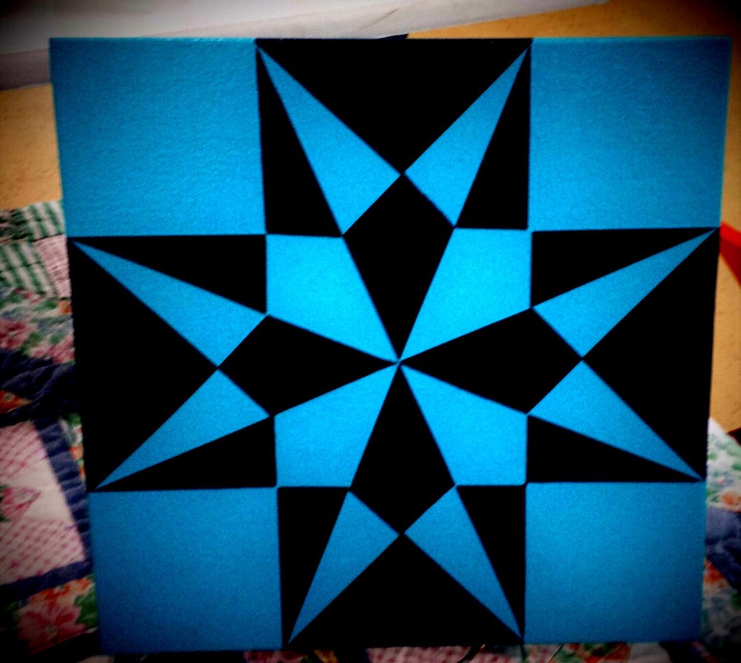 Two Tone Barn Quilt - 4 Sizes Available, Free Shipping! - Etsy