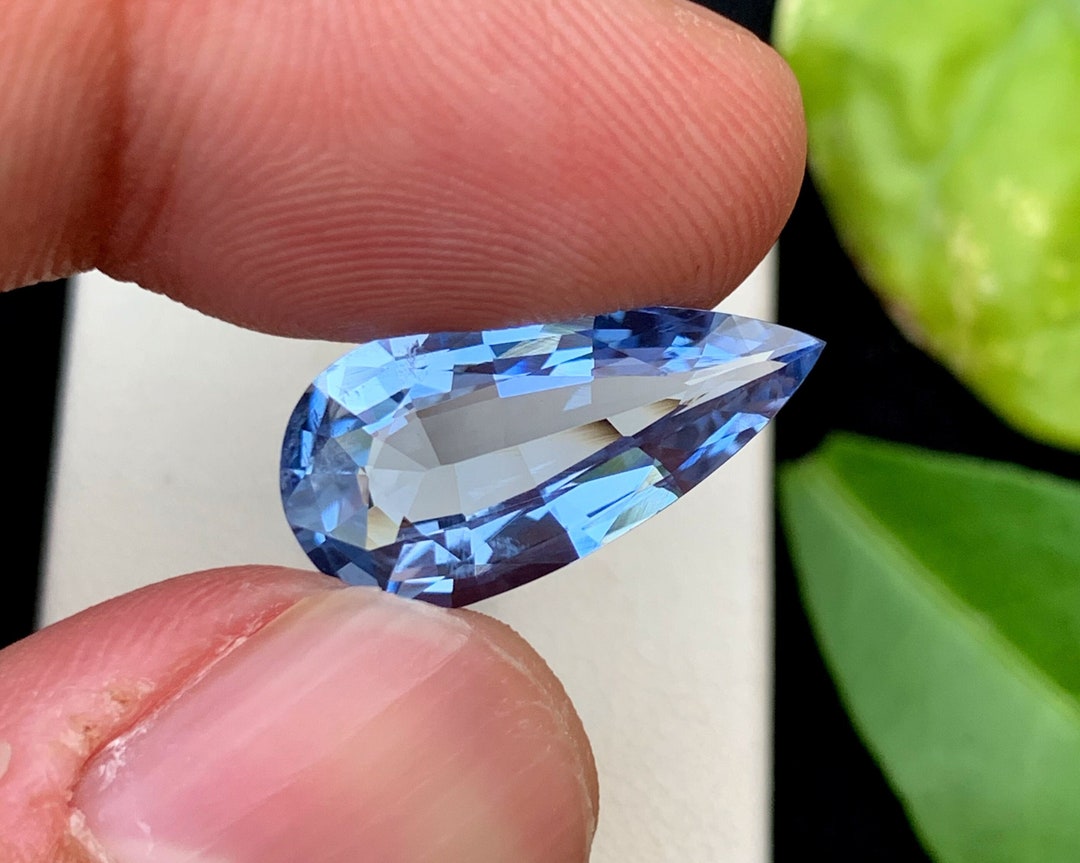 Santa Maria Color Aquamarine Beryl Gemstone , Pear Cut Aquamarine ...