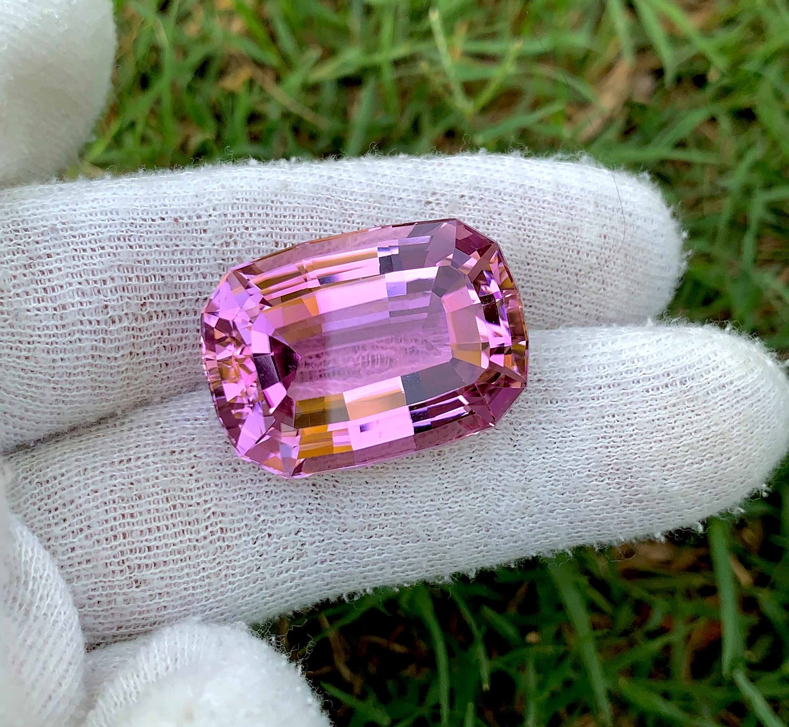 Natural Pink Kunzite Spodumene Loose Gemstone Fancy Cut Loupe - Etsy