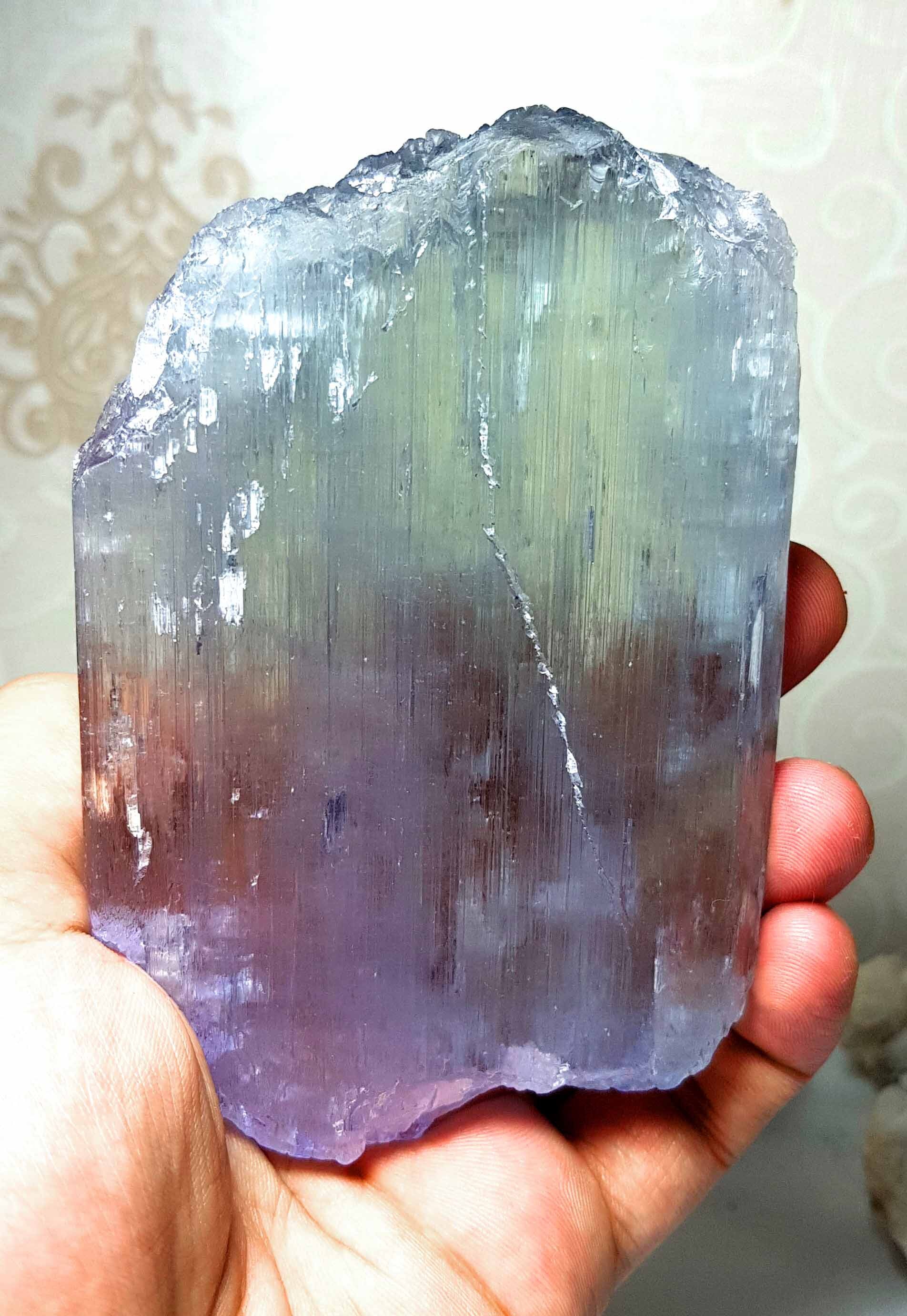Spodumene Kunzite Crystal Bluish Purple Color With Complex | Etsy