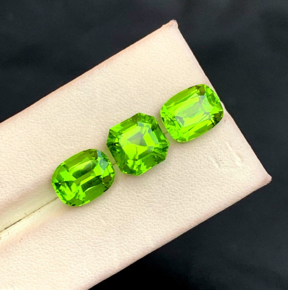 Natural Peridot Loose Gemstones Jewelry Set - 14.25 Carats - Etsy