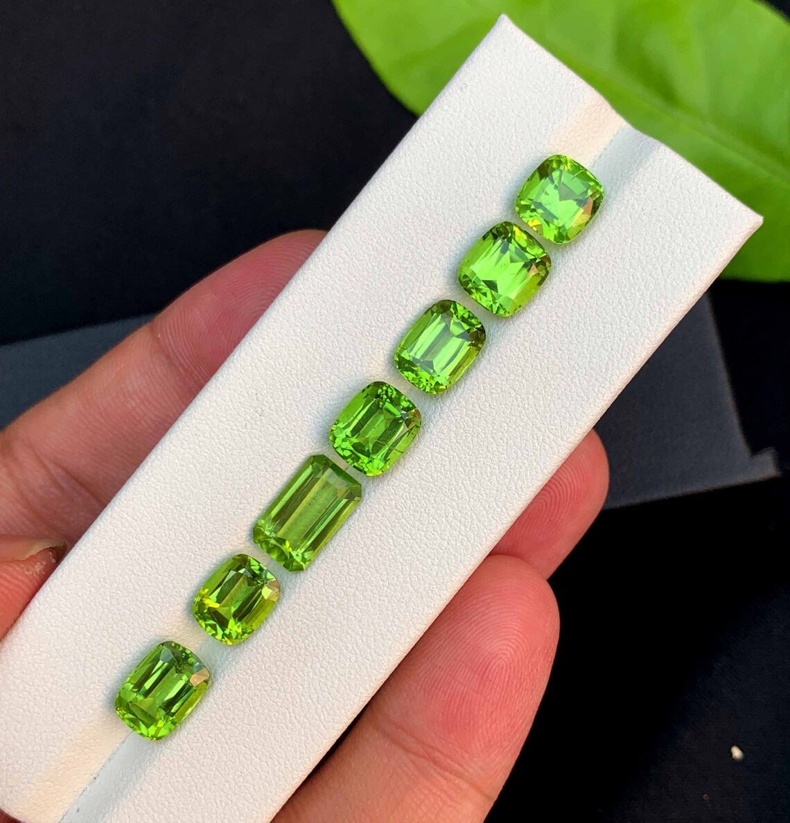 Top Color Natural Peridot Loose Gemstones Lot From Pakistan - 19.35 ...