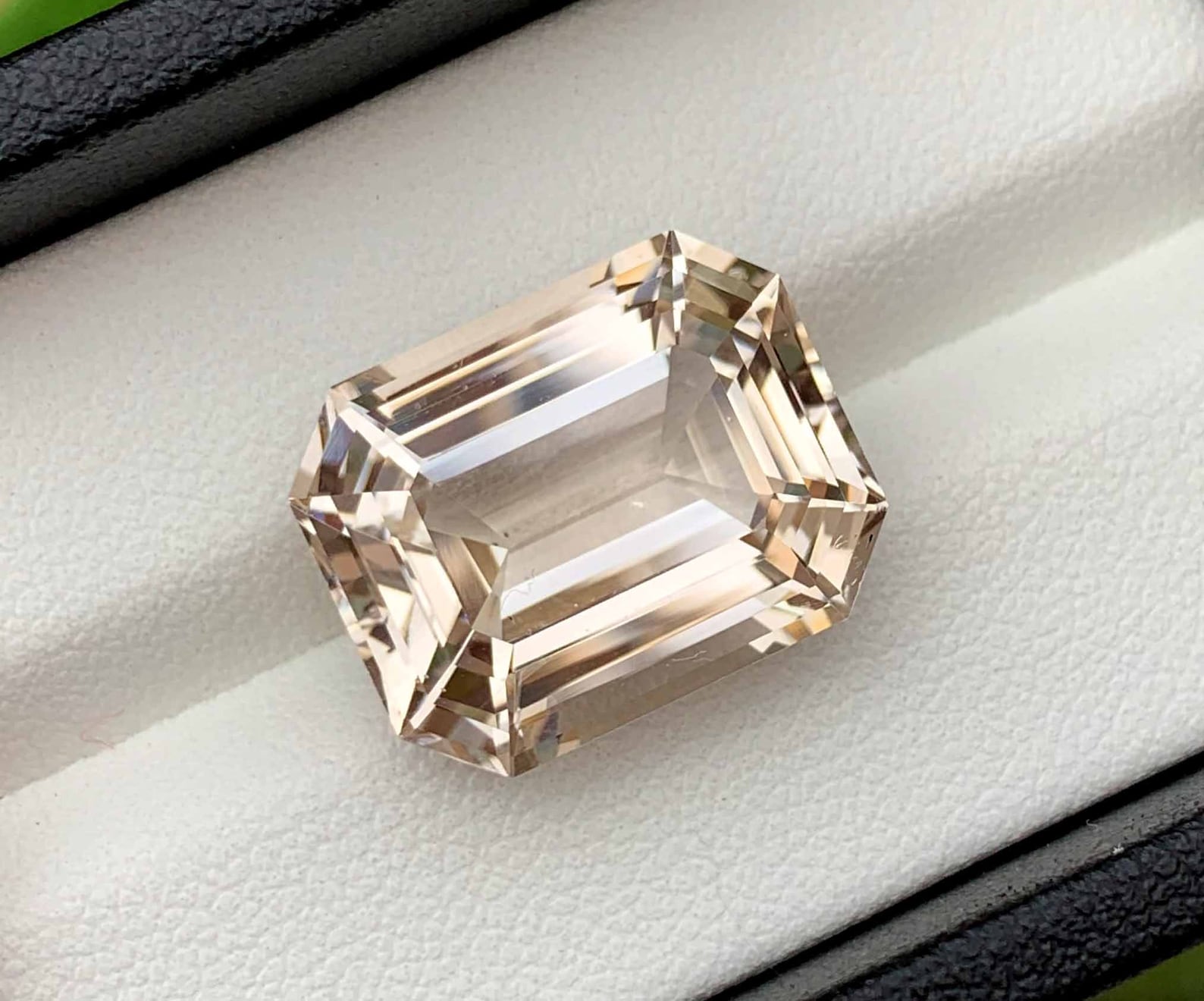Natural Sherry Topaz Loose Gemstone Emerald Cut - 20.10 Carats - Etsy
