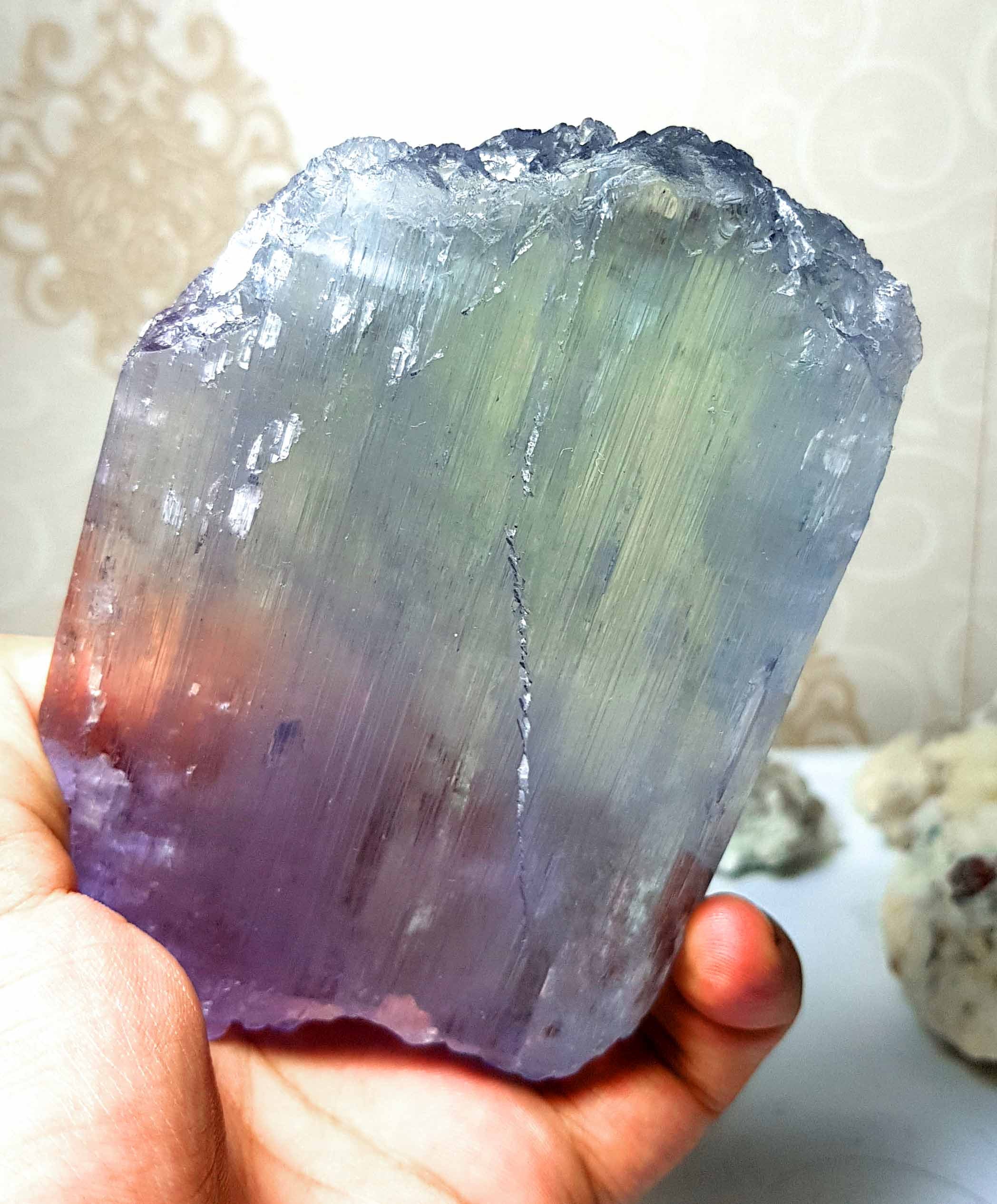 Spodumene Kunzite Crystal Bluish Purple Color With Complex | Etsy