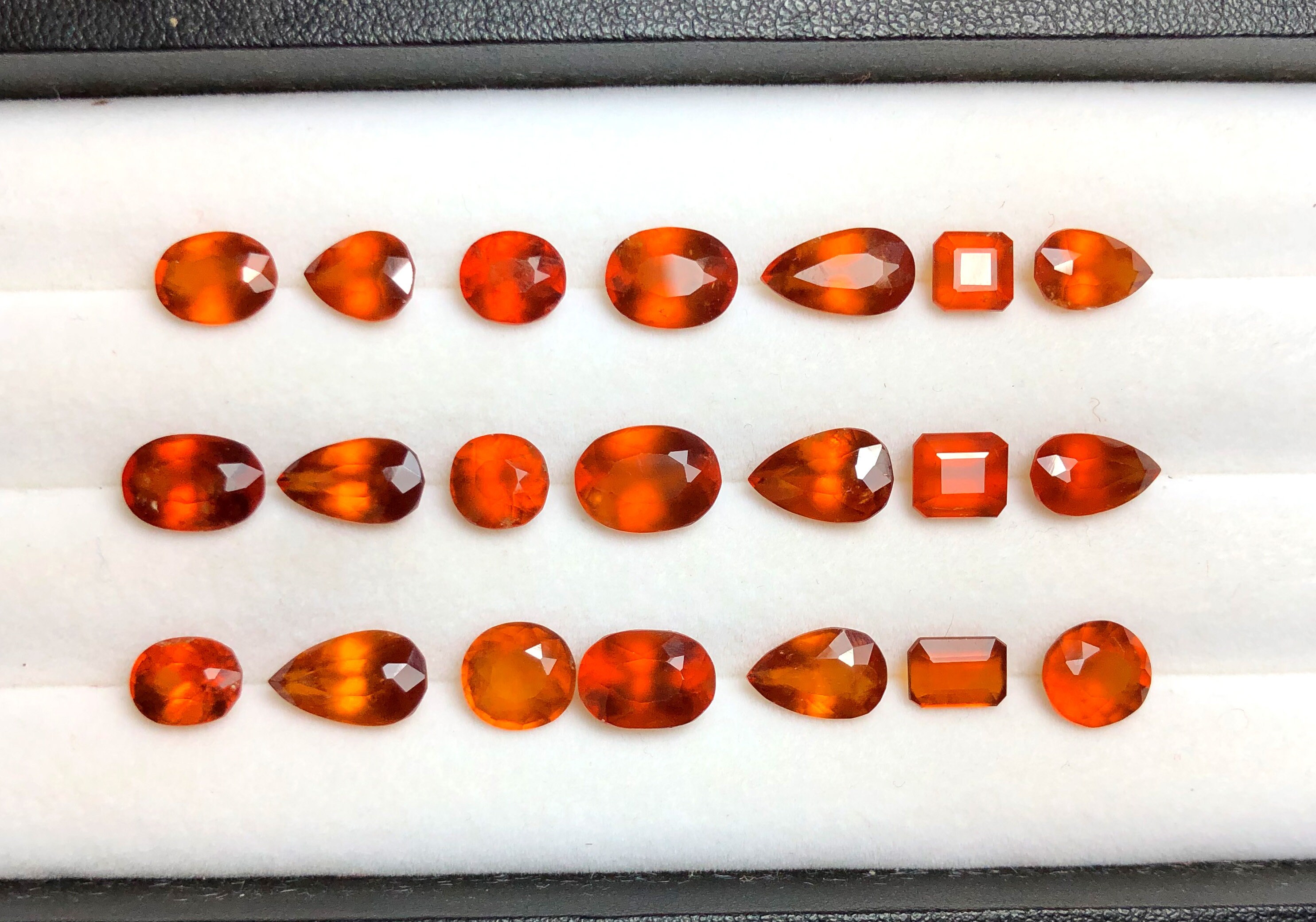 Natural Hessonite Grannet Loose Gemstones Lote Color Naranja - Etsy España