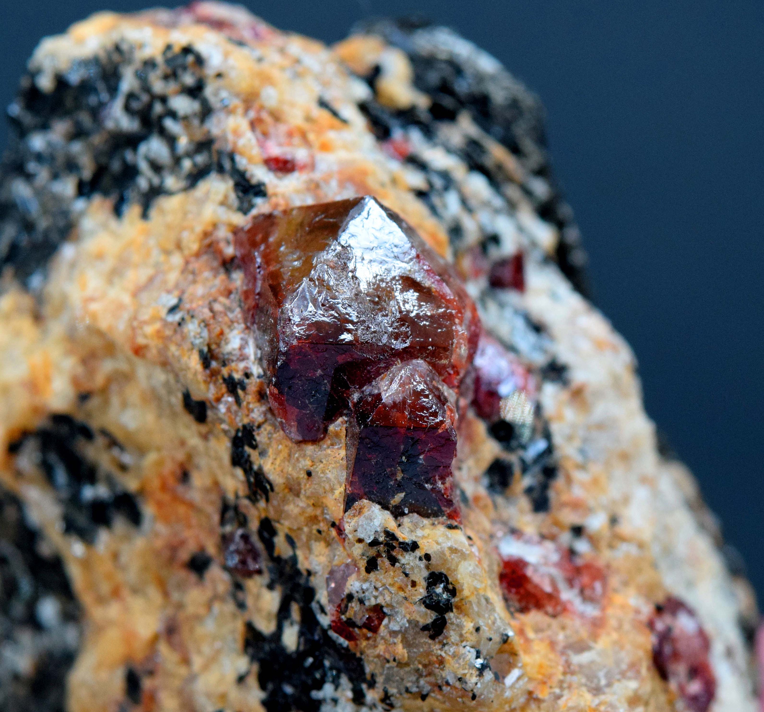 221 Gram Rare Terminated & Undamaged Blood Red Color Zircon Crystals ...