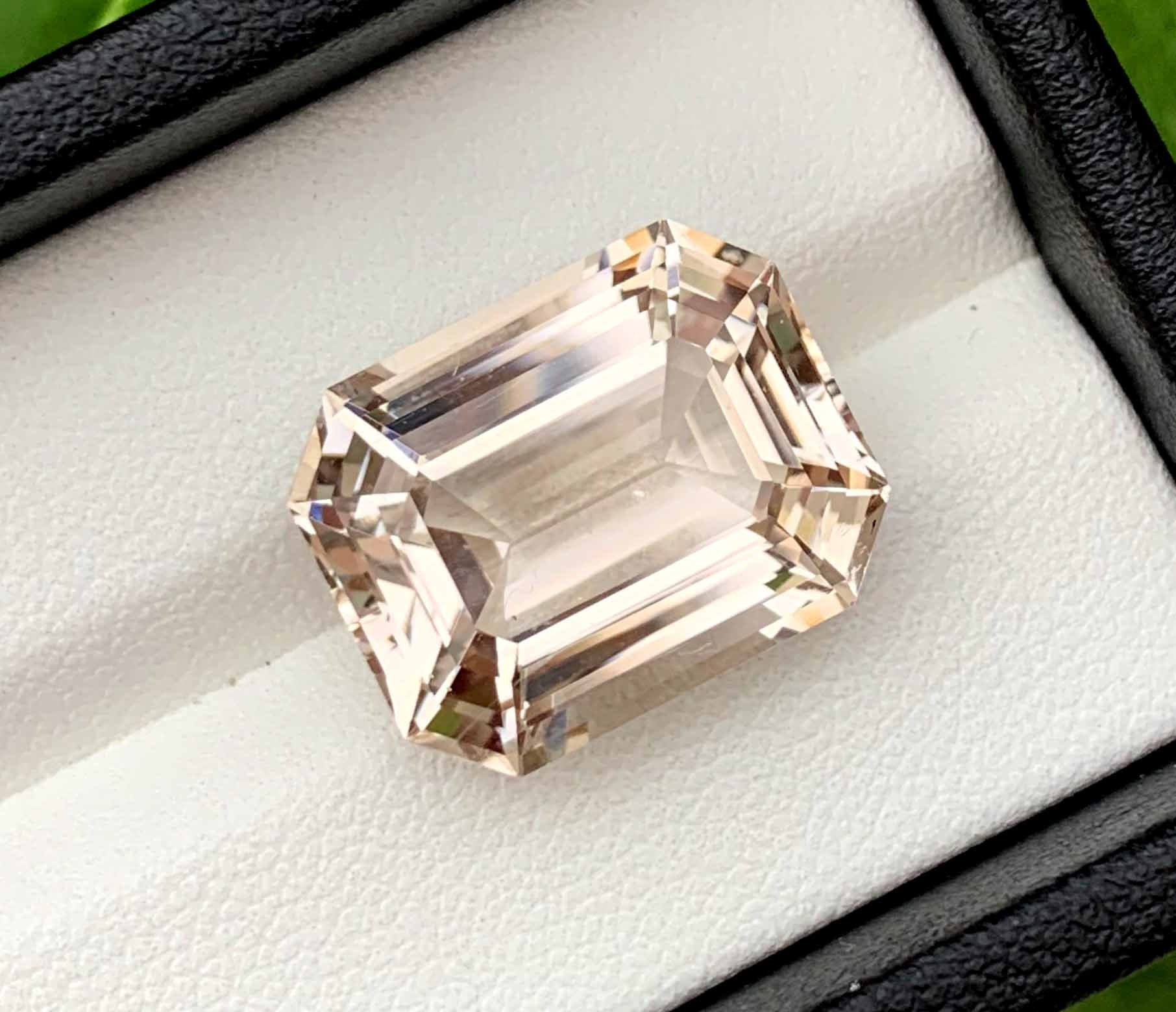 Natural Sherry Topaz Loose gemstone Emerald Cut 20.10 Carats | Etsy