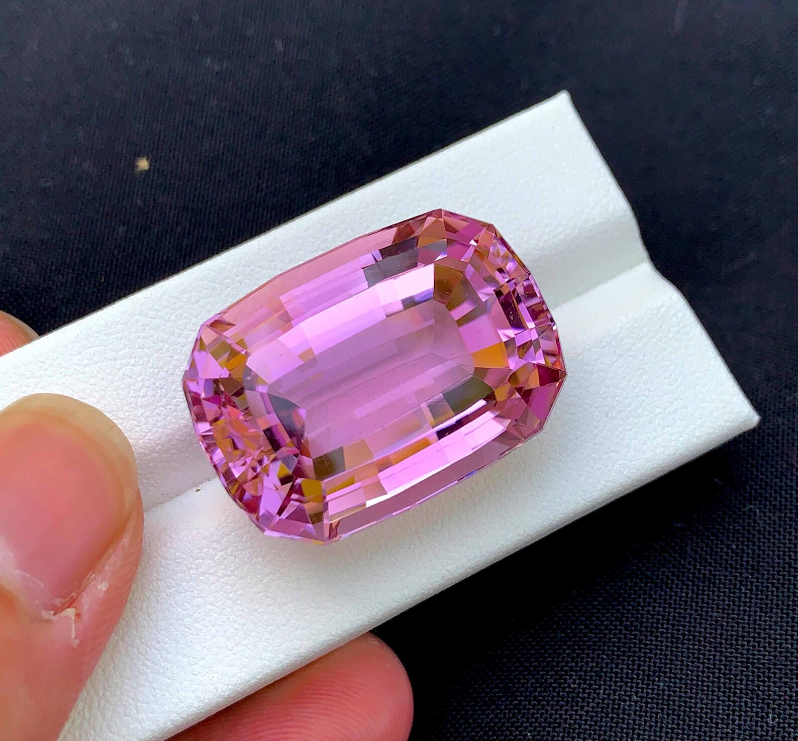 Natural Pink Kunzite Spodumene Loose Gemstone Fancy Cut Loupe - Etsy