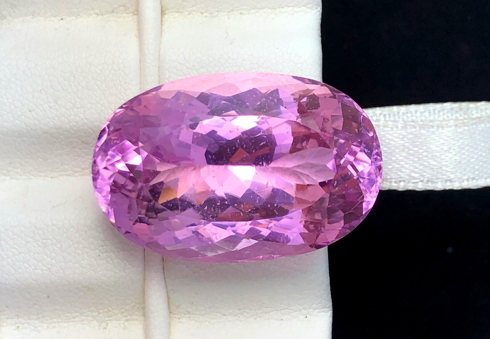 Natural Deep Pink Kunzite Spodumene Loose Gemstone Oval cut | Etsy