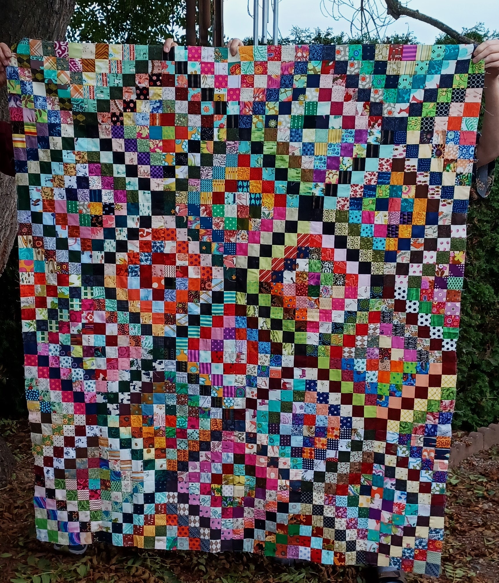Super Scrappy Granny Squares Quilt Top 64" X 55" - Etsy