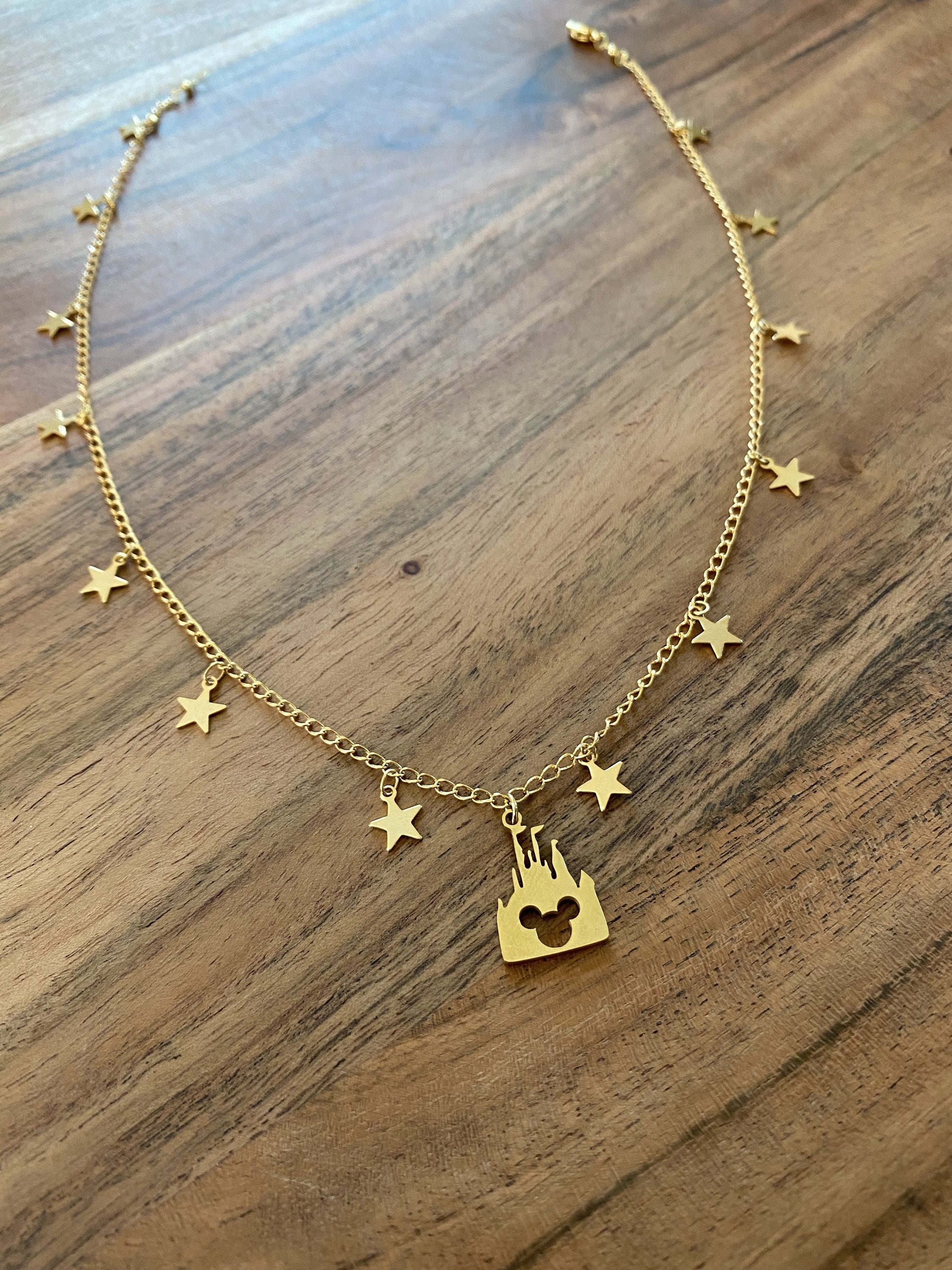 Mickey Castle Necklace, Disney Castle Necklace, Disney Jewelry, Disney ...