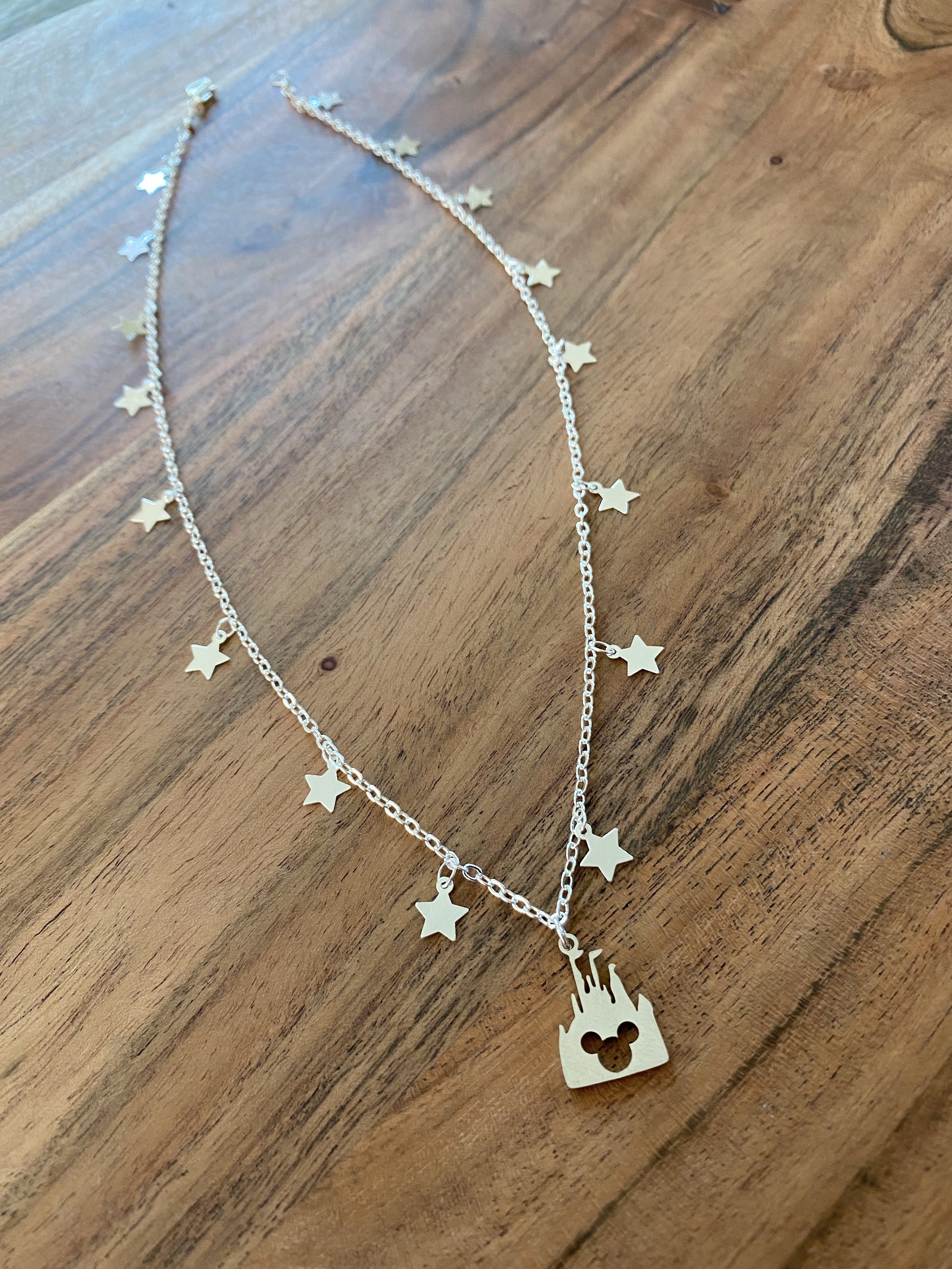 Mickey Castle Necklace, Disney Castle Necklace, Disney Jewelry, Disney ...