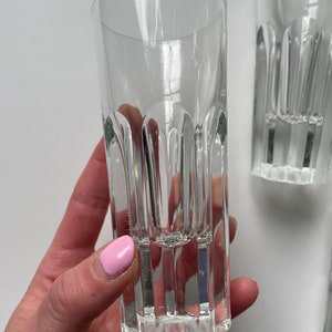 Set of 4 Mid Century Fluted Crystal Cordial / Champagne Glasses - Etsy