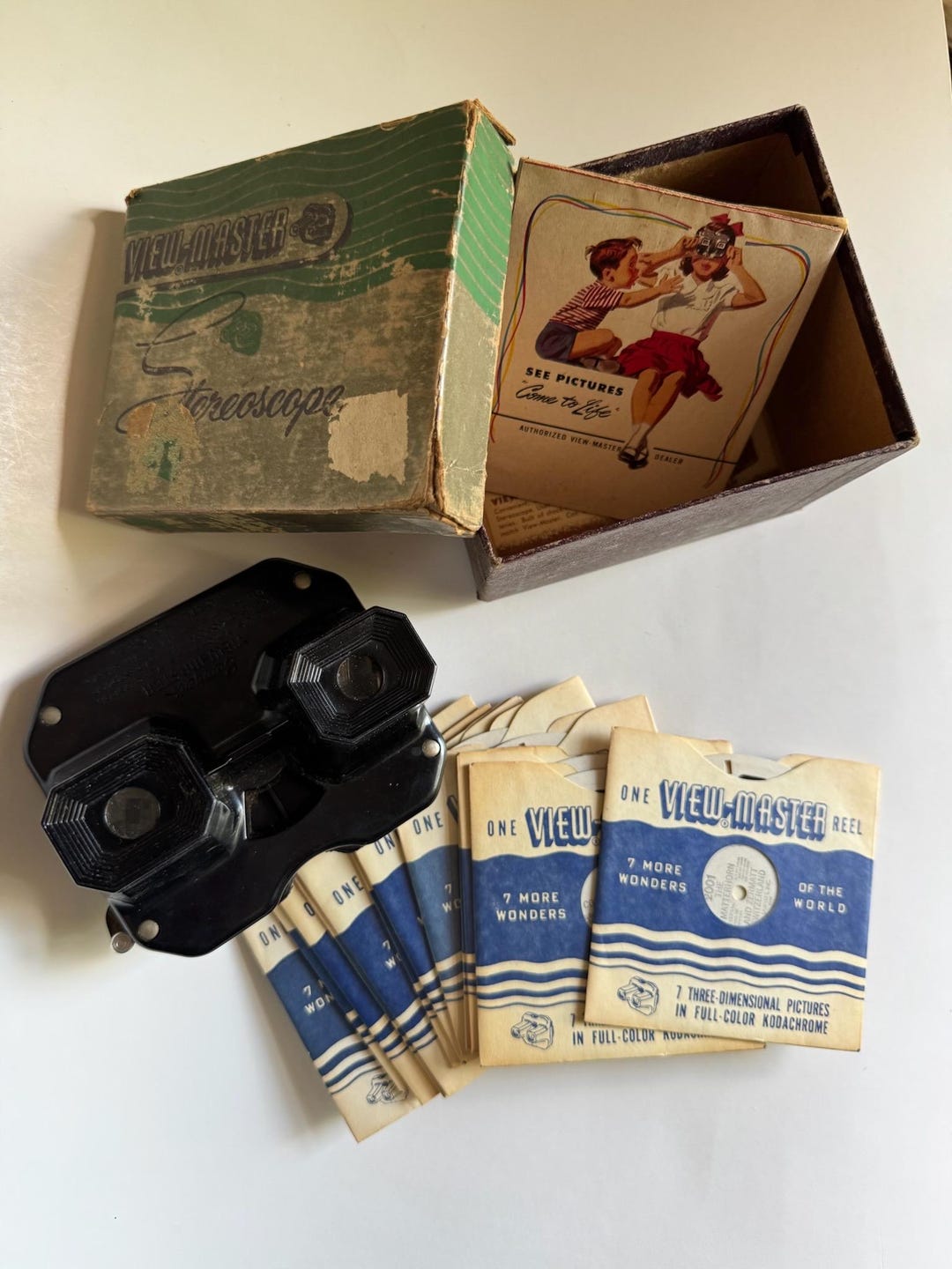Vintage Mid Century View Master Bakelite Stereoscope Model C in ...